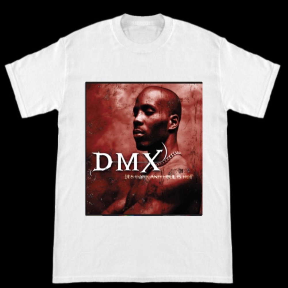 Vintage Dmx Its Dark And Hell Is Hot Album Cover T - Gem